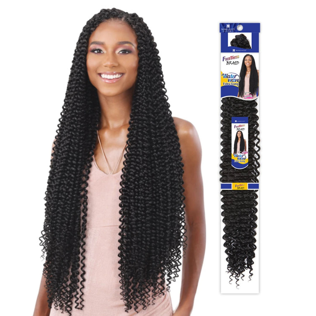 Shake 'N Go Freetress Braid 1X's Pack Crochet Hair- Water Wave ...