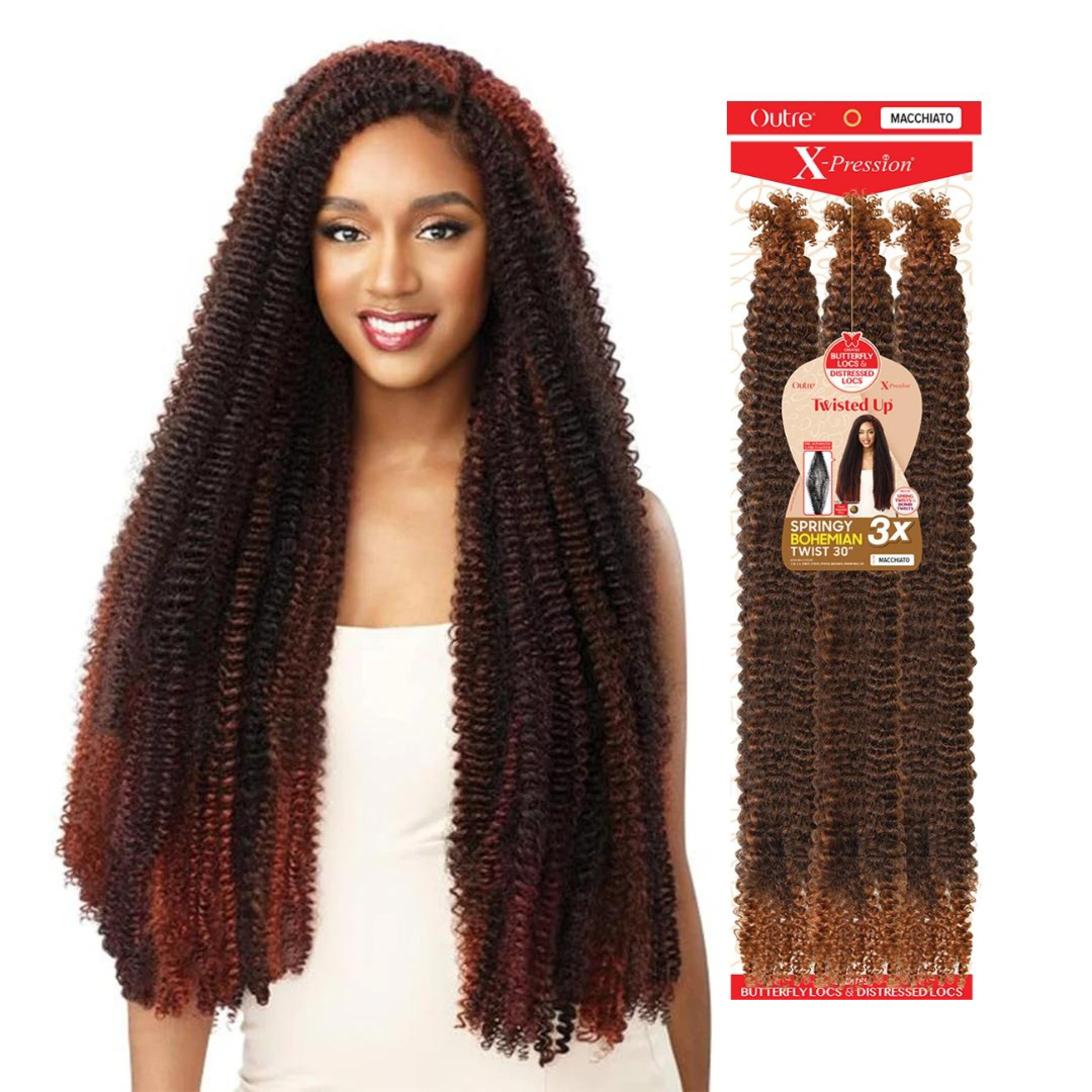 Outre Xpression Twisted Up 3X's Pack Springy Bohemian Twist - 30 ...