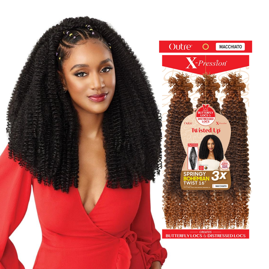 Outre Xpression Twisted Up 3X's Pack Springy Bohemian Twist- 16 ...