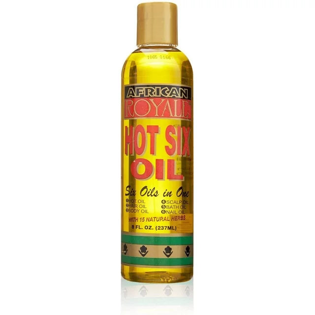 African Royale Hot Six oil - Six Oils in One - 8 oz – Supreme Hair & Beauty