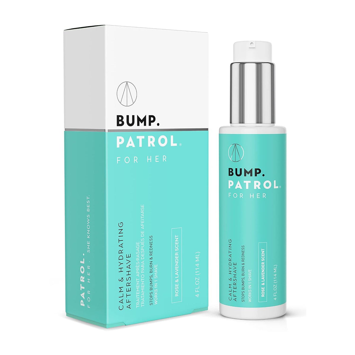 Bump Patrol for Her Calm & Hydrating Aftershave | Razor Bumps and Burns ...