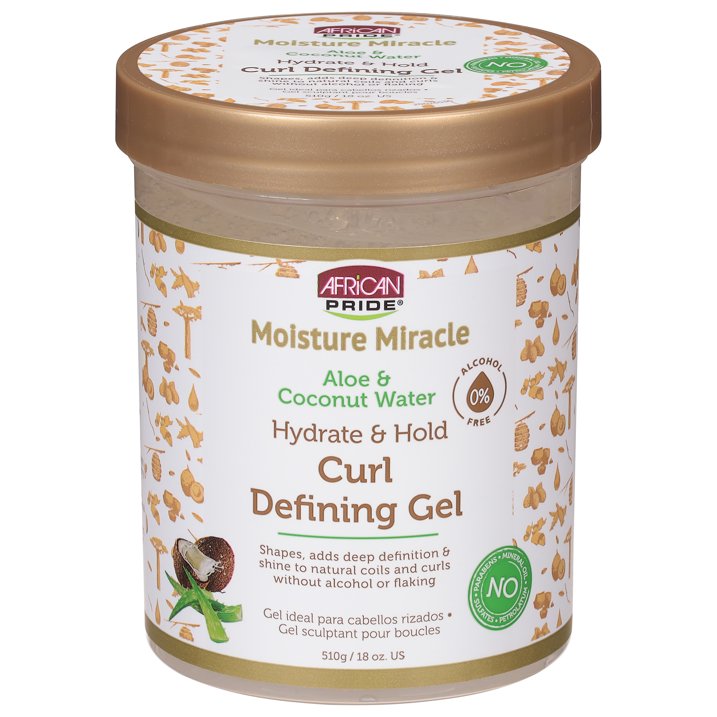 African Pride Moisture Miracle Curl Defining Gel- 18 oz – Supreme Hair ...