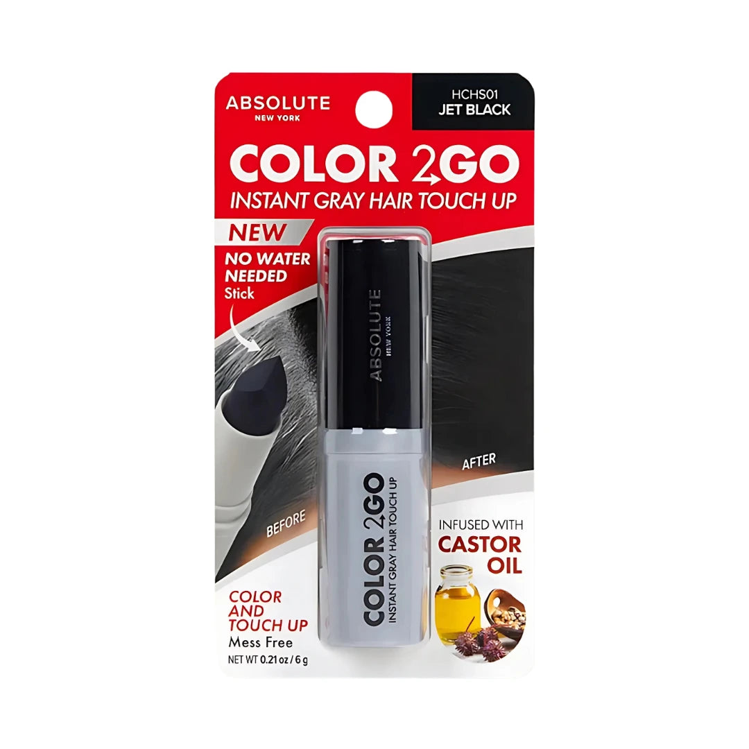 Absolute New York Color 2 Go Hair Stick – Instant Gray Coverage ...