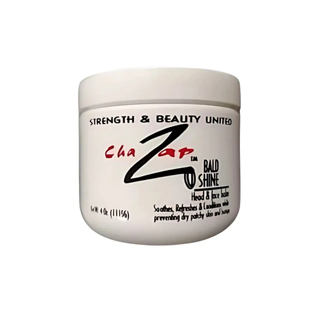 ChaZap Bald Shine Balm – 4 oz | Hydrating Shine for Bald Heads ...