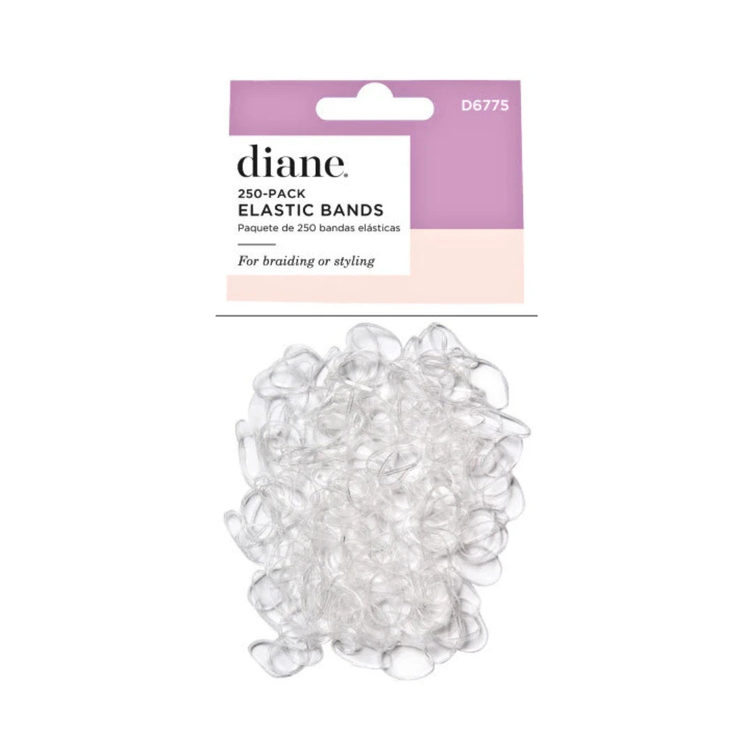 Diane Clear Elastic Hair Bands Invisible Styling – Supreme Hair & Beauty