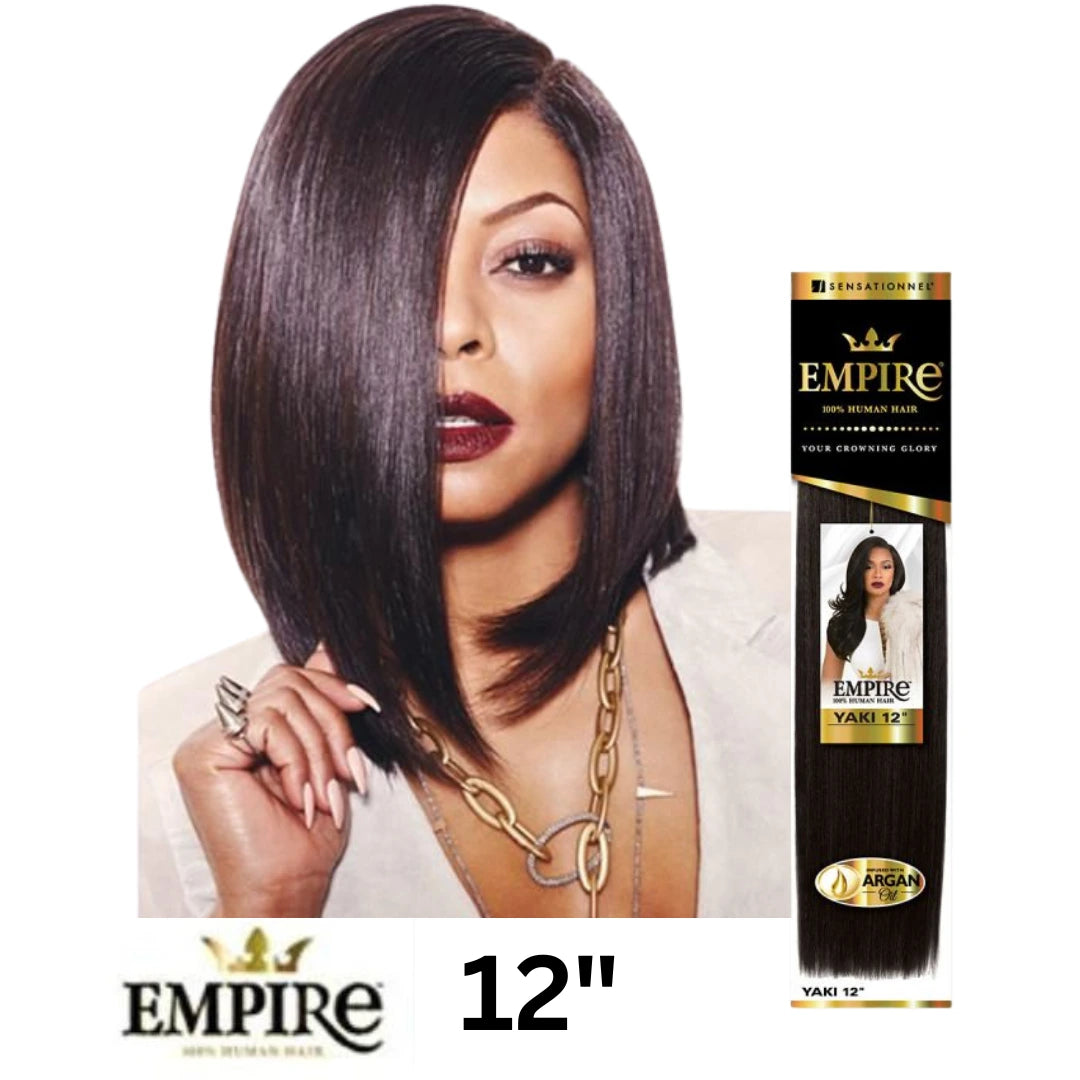 Sensationnel Empire 100% Human Hair Yaki Weave - 12" | Supreme Beauty ...