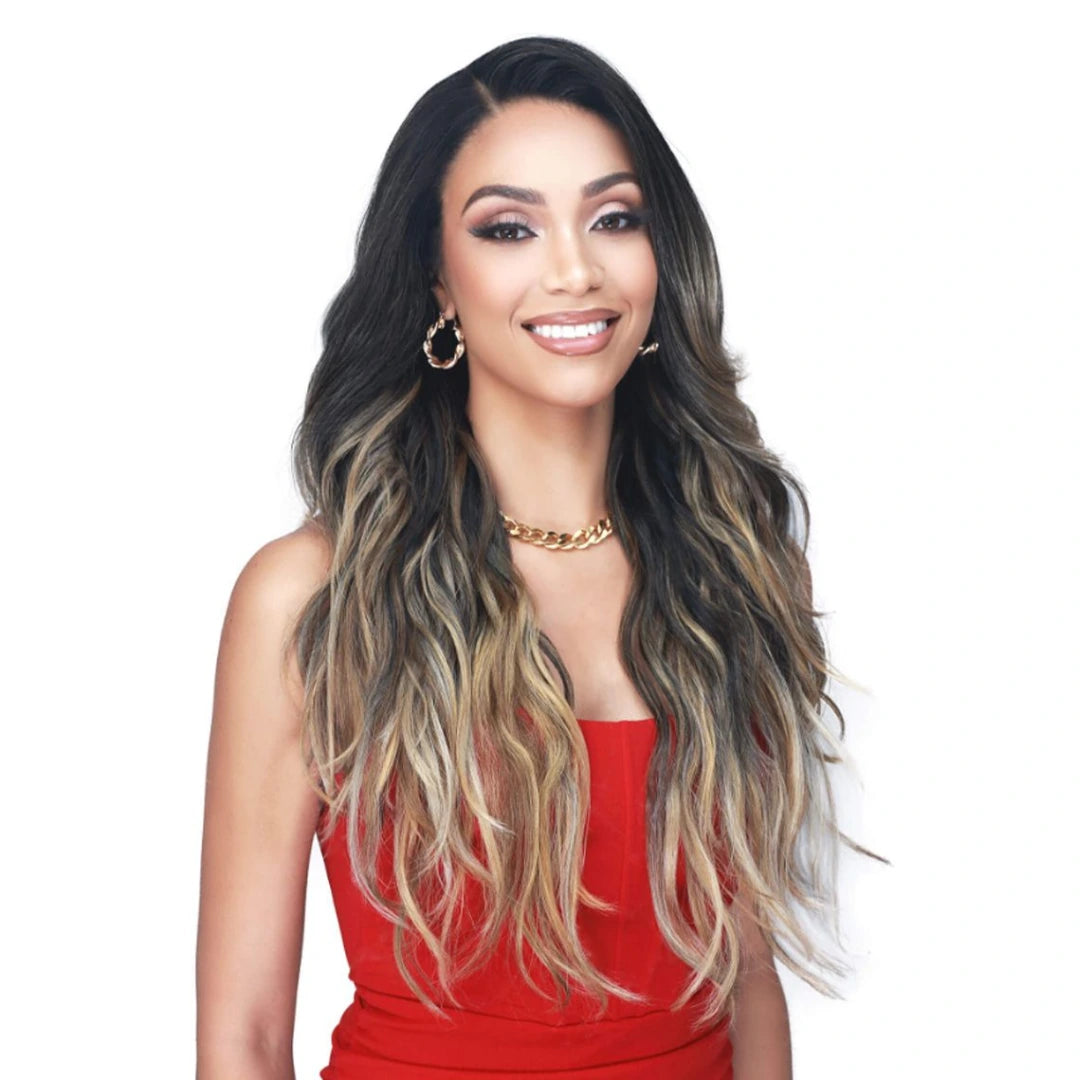 Laude & Co 13x7 HD Glueless Free Parting Human Hair Blend Wig - Kelly ...