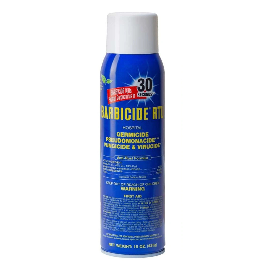 Barbicide RTU Disinfectant Spray - 15 oz – Supreme Hair & Beauty