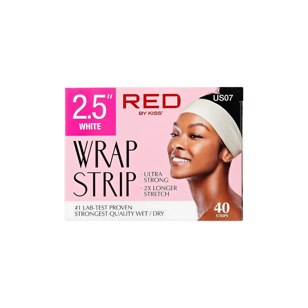 Red by Kiss 2.5" White Wrap Strips - 40 Strips – Supreme Hair & Beauty