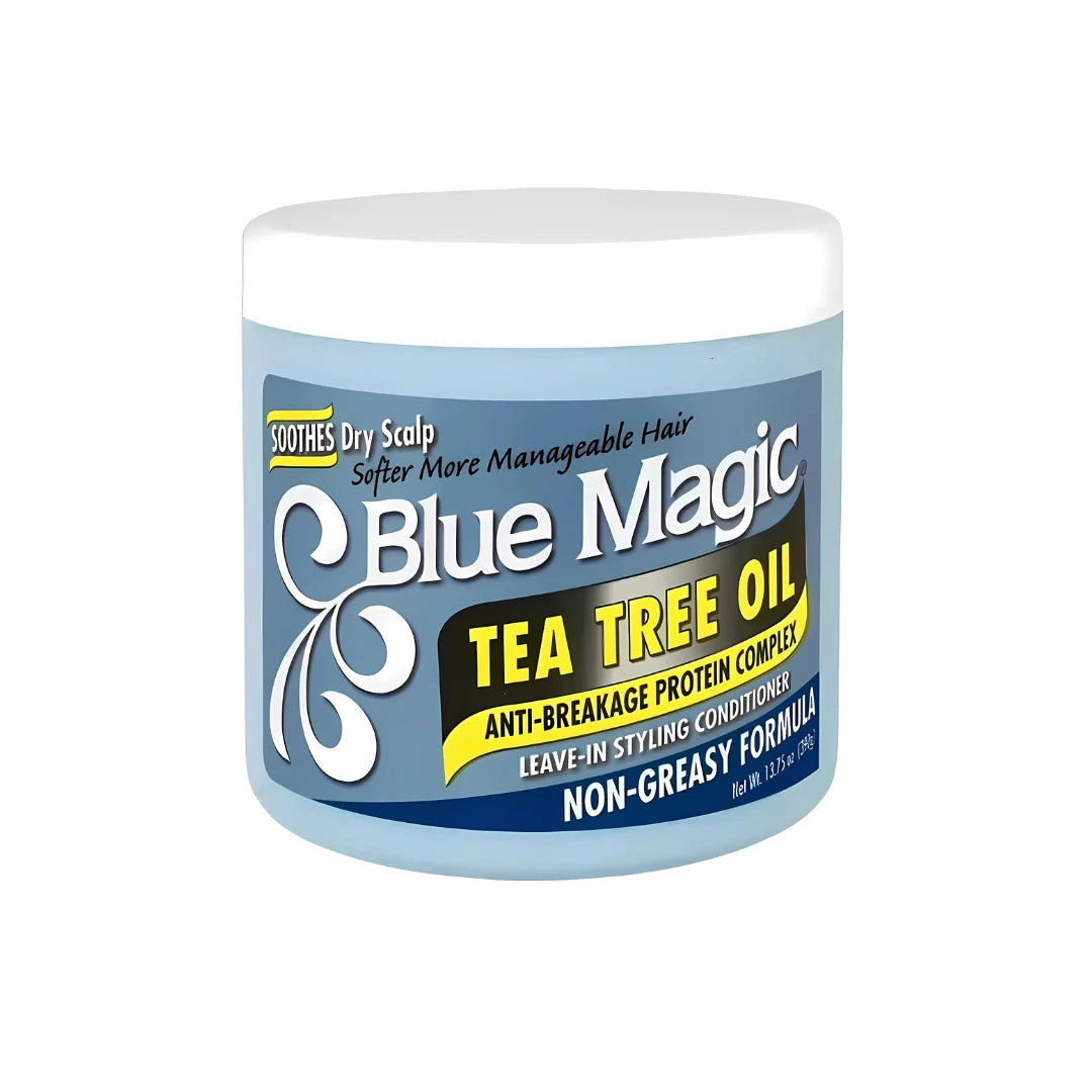 Blue Magic Tea Tree Oil Leave-In Styling Conditioner – Scalp Soothing ...