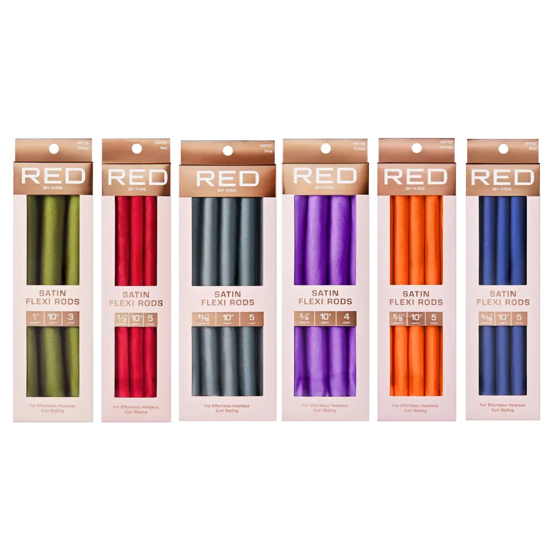 Red by Kiss Silky Satin Flexi Rods | Supreme Beauty – Supreme Hair & Beauty