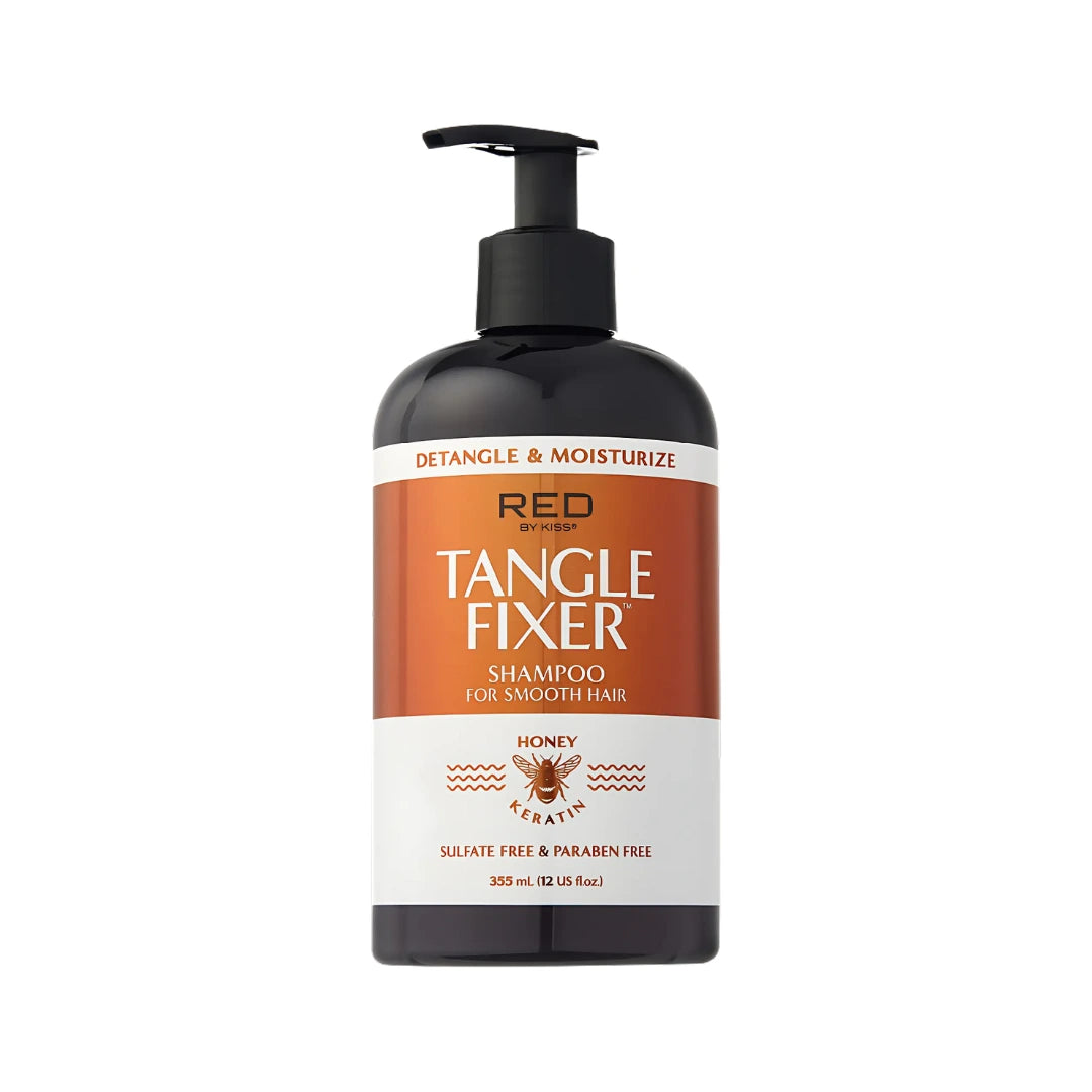 Red by Kiss Tangle Fixer Detangling Curly Hair Shampoo Smooth & Hydrate ...