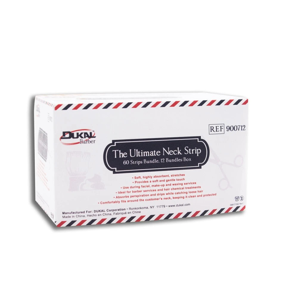 Dukal Barber The Ultimate Neck Strip - 60 Strips – Supreme Hair & Beauty