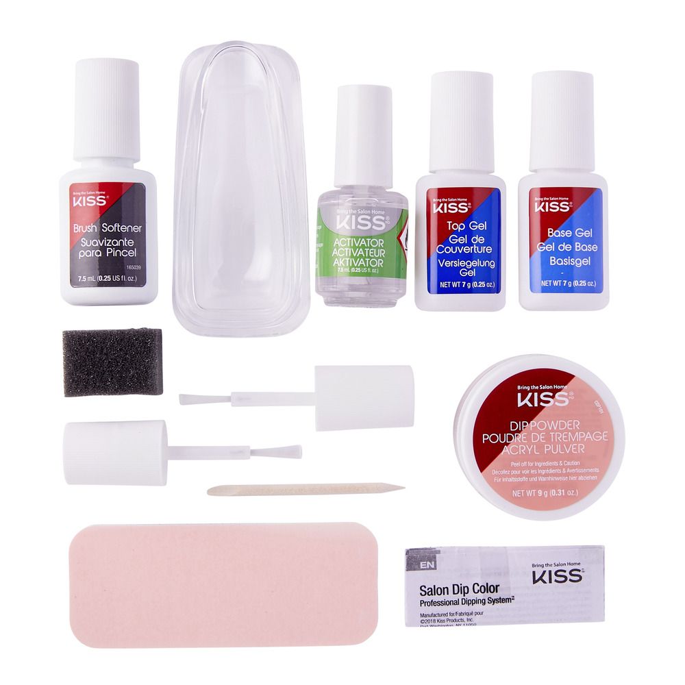 Kiss Salon Dip Starter Kit No UV Nail System – Supreme Hair & Beauty