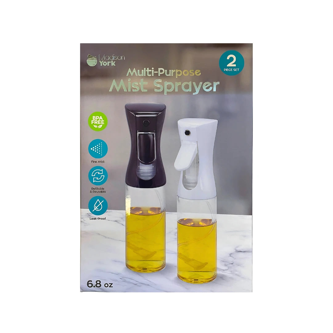 Madison York Multi-Purpose Mist Sprayer 2-Piece Continuous Spray Bottle ...