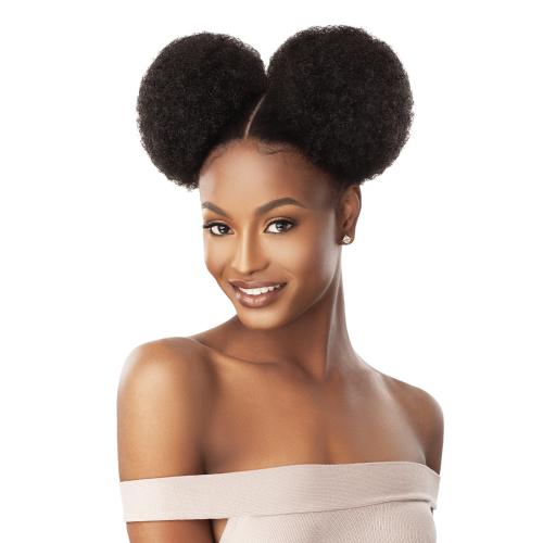 QUICK PONY (STYLE IN 30 SECONDS) TWO PONYTAIL AFRO PUFFS DUO- SIZE: LA ...