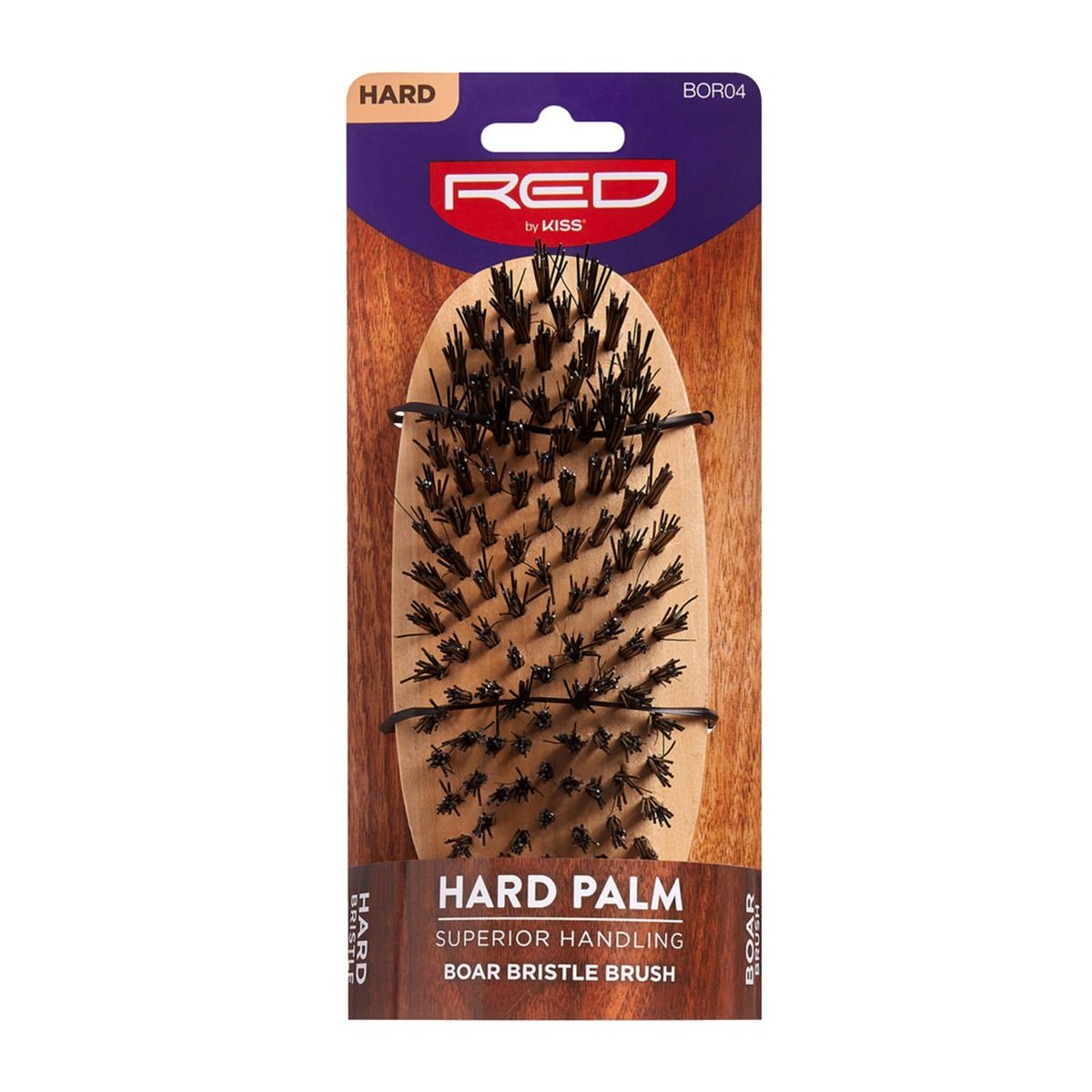 RED PROFESSIONAL HARD PALM BRISTLE BRUSH – Supreme Hair & Beauty
